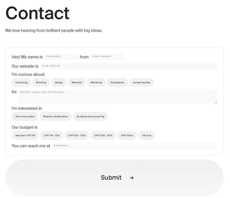 Effective Contact Form Examples for Better Engagement