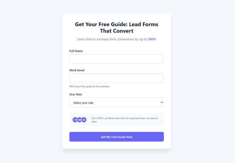 How to Create Lead Capture Forms That Convert