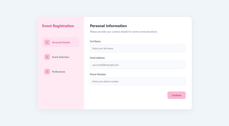 Multi-Step Form Examples for Better User Experience