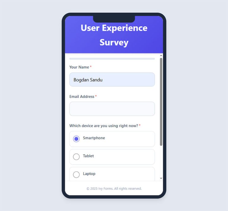 How to Create a Survey Form for Your Audience