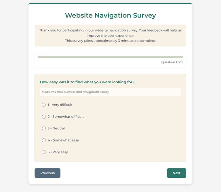 Website Usability Survey Questions to Improve UX