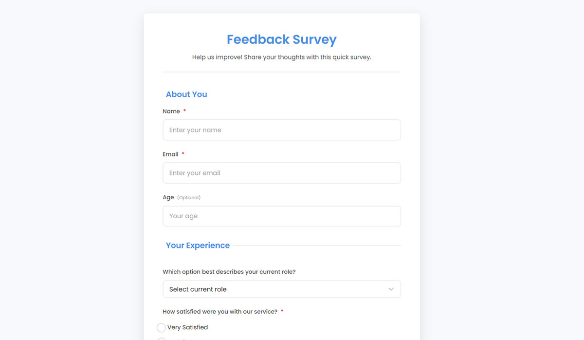 Survey Form Templates for Engaging Questionnaires