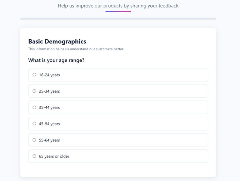 Demographic Survey Questions for Audience Insights