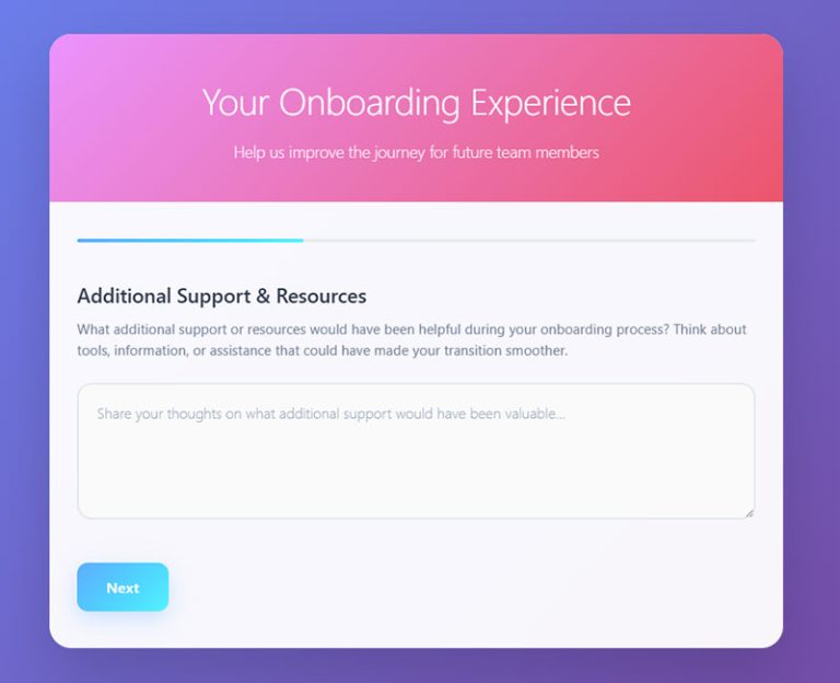 Onboarding Survey Questions for New Hires & Users