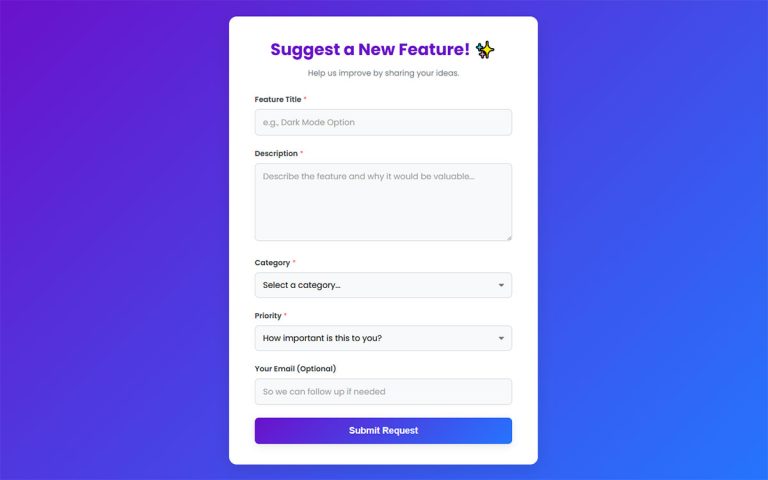 Feedback Form Templates to Gather Valuable Insights