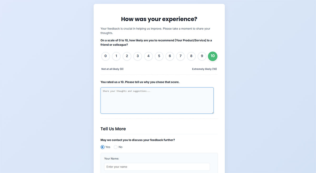 NPS Survey Questions to Measure Customer Loyalty