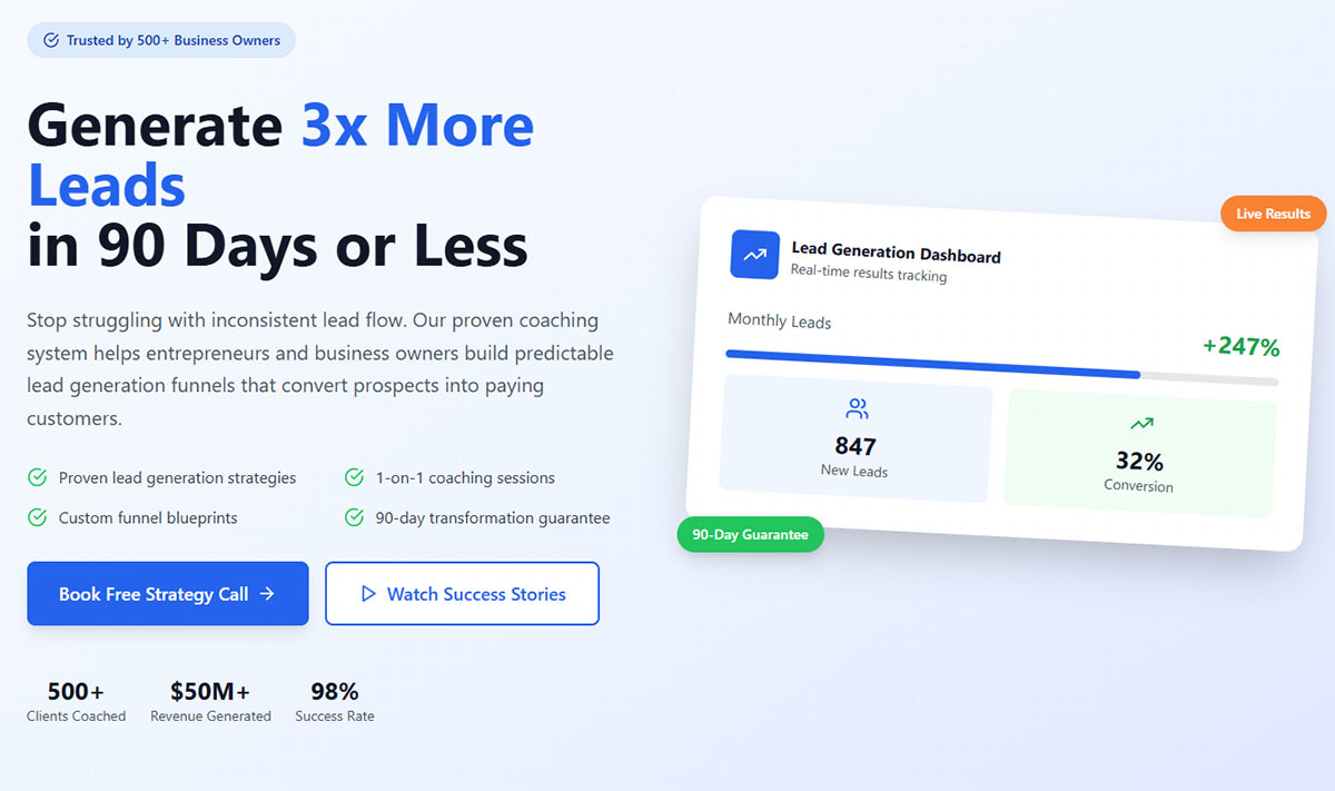 Lead Generation for Coaches & Consultants