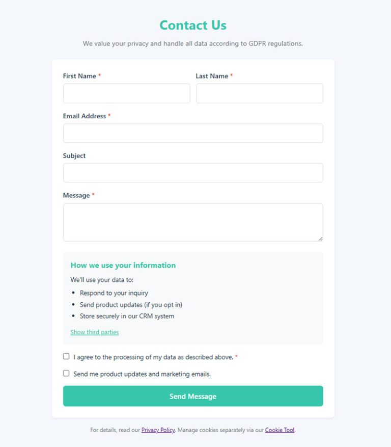 How to Create GDPR Compliant Forms
