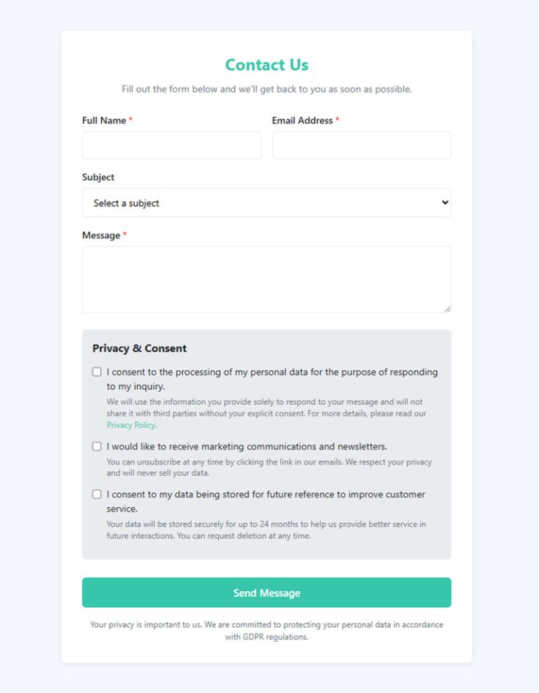 How to Create GDPR Compliant Forms