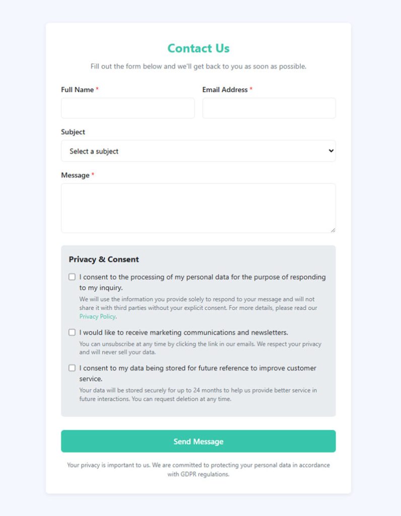 How to Create GDPR Compliant Forms