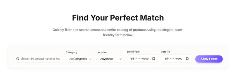 Clean and Effective Horizontal Form Examples